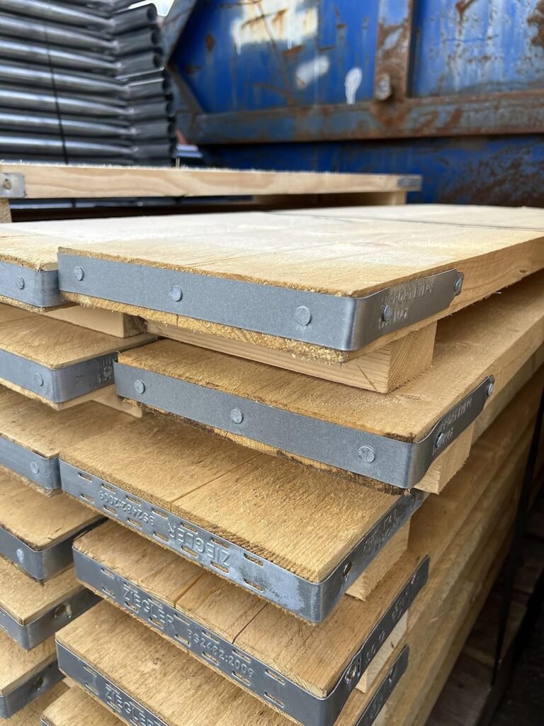 5 Scaffolding Boards (4ft 4″ Long and 9″ Wide) with Blocks Underneath ...