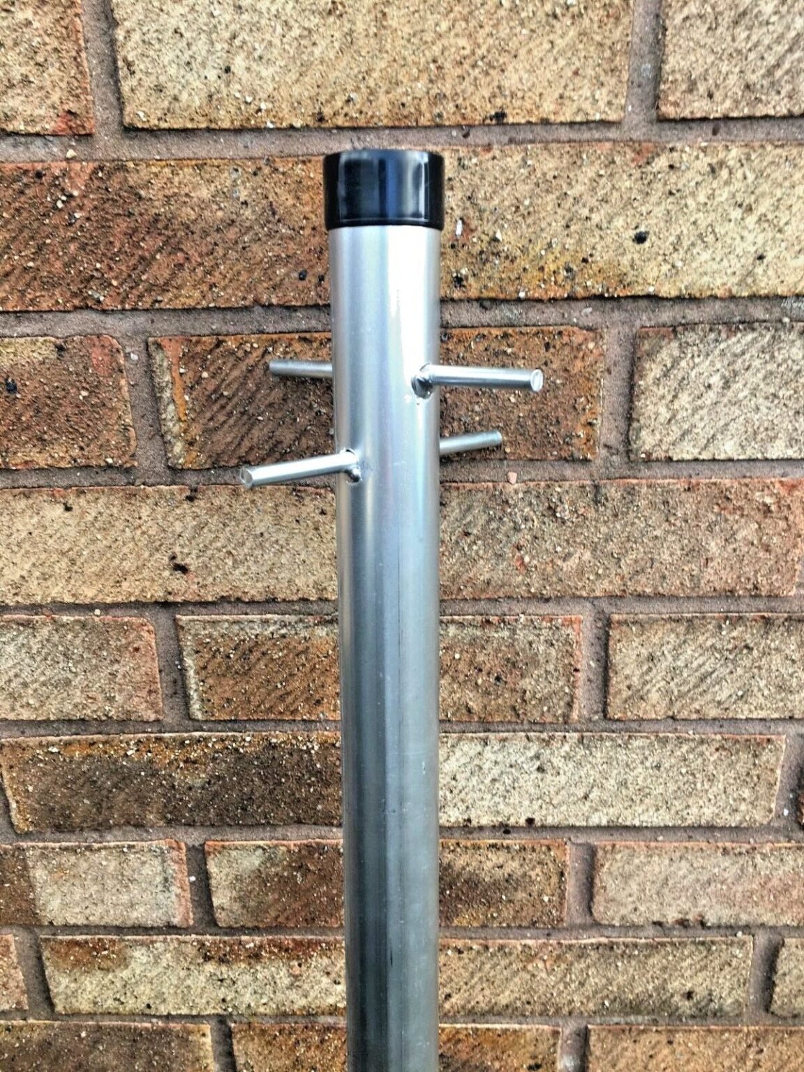 2.4M x 50mm Heavy Duty Galvanised Washing Line Post Clothes Pole Line ...